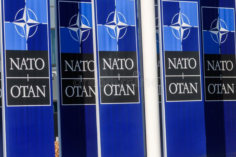 NATO logo editorial stock photo. Image of brussels, summit - 244102563