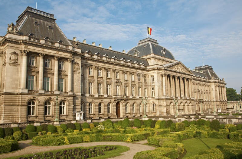 Brussels - the Royal Palace, Belgium. Stock Image - Image of palace ...