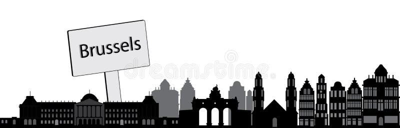 Brussels skyline stock vector. Illustration of place - 22444028