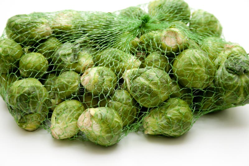 Brussels Sprouts in the Net Stock Image - Image of brussels, healthy ...