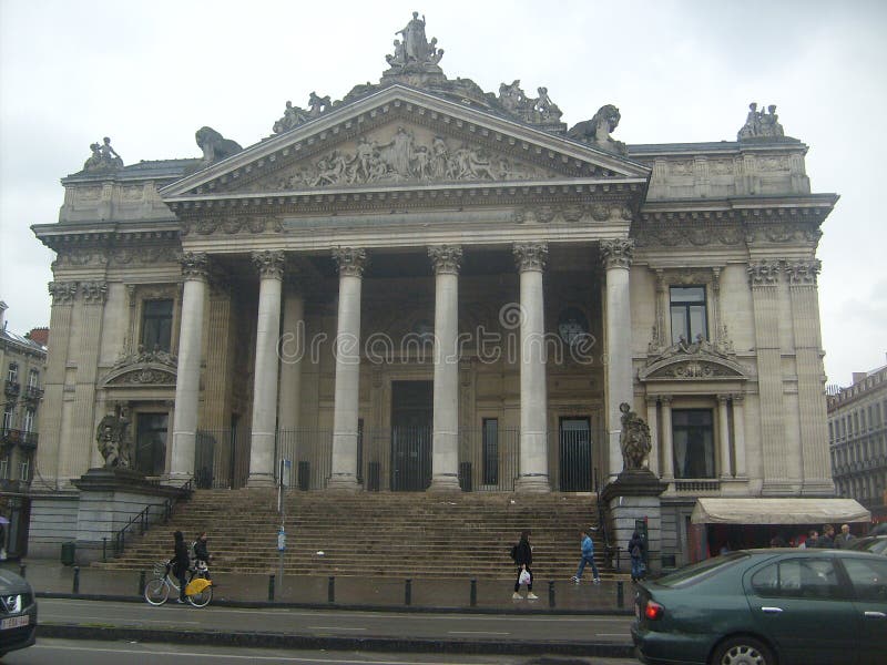 The Brussels Stock Exchange Building Editorial Photo - Image of ...