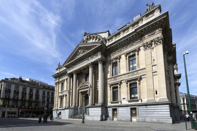 Brussels Stock Exchange stock photo. Image of finance - 72181724