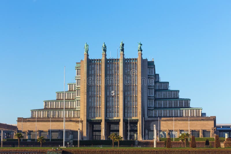 Brussels Trade Mart Historic Building in Brussels Belgium Editorial ...