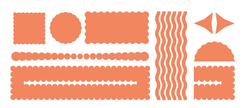 Brutal Design Basic Shapes, Minimalist Abstract Elements, Square ...