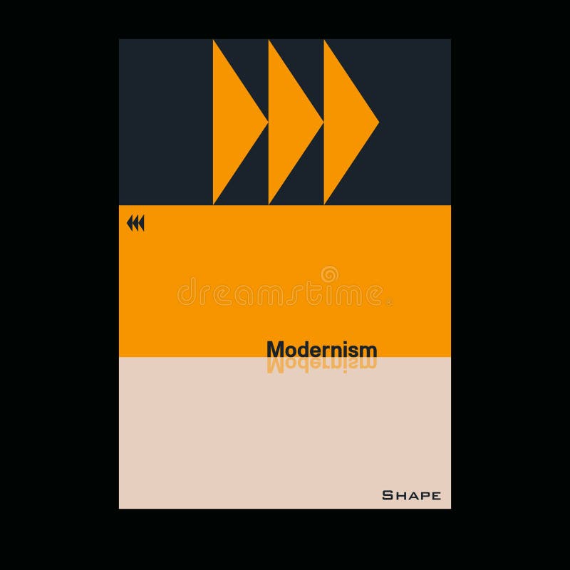 Brutalism Inspired Graphic Design of Vector Poster Cover Layout Made ...