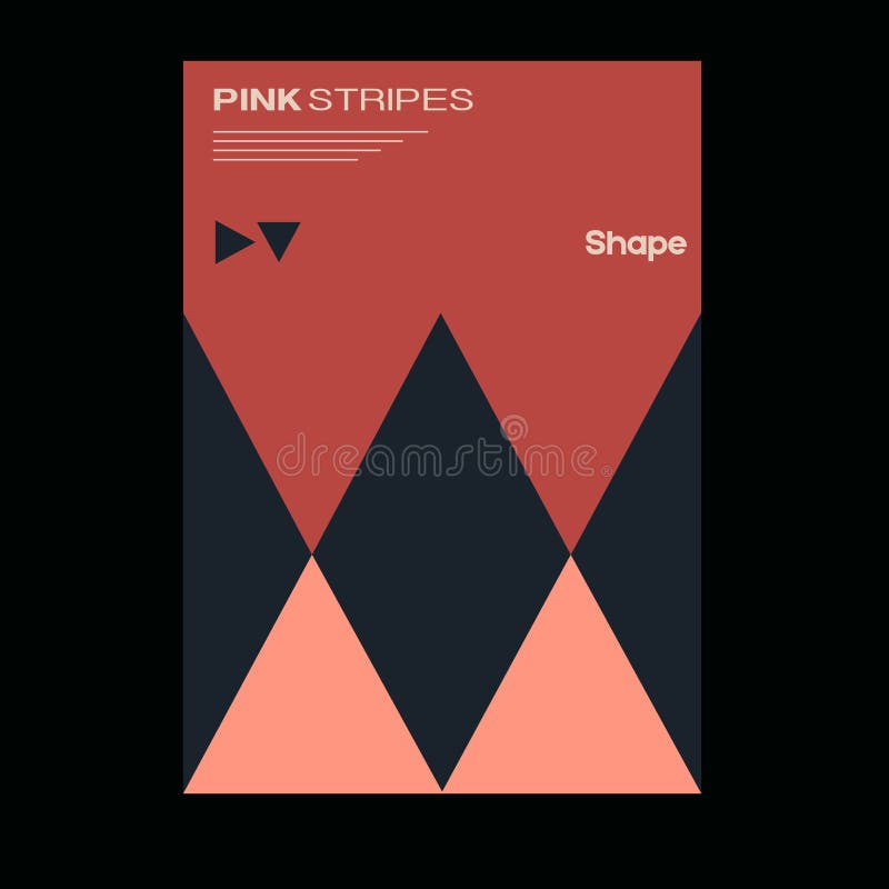 Brutalism Inspired Graphic Design of Vector Poster Cover Layout Made ...