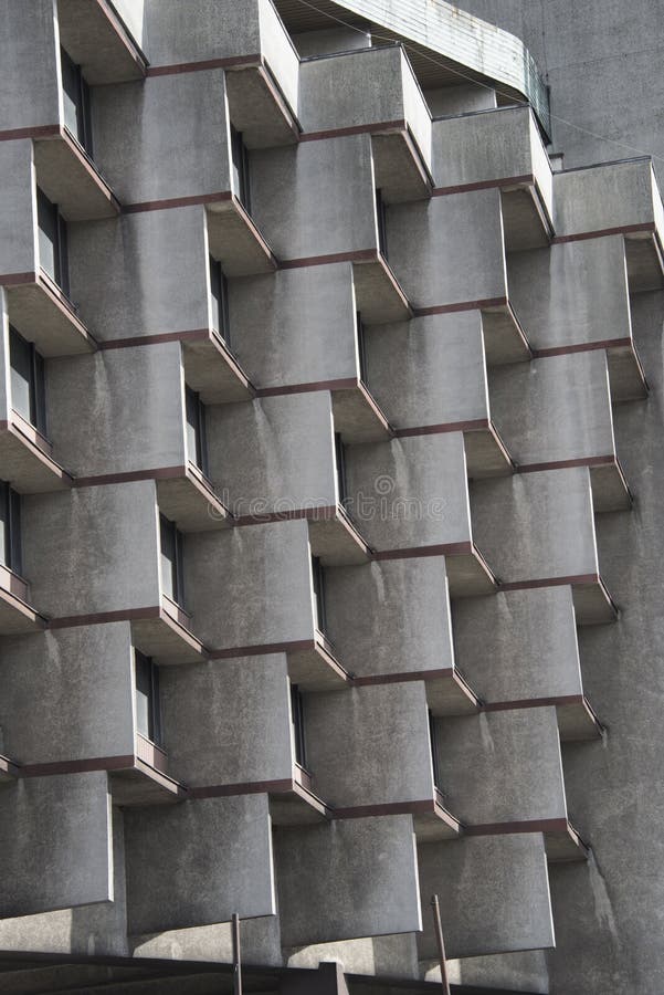 Brutalist Architecture stock photo. Image of building - 142067762
