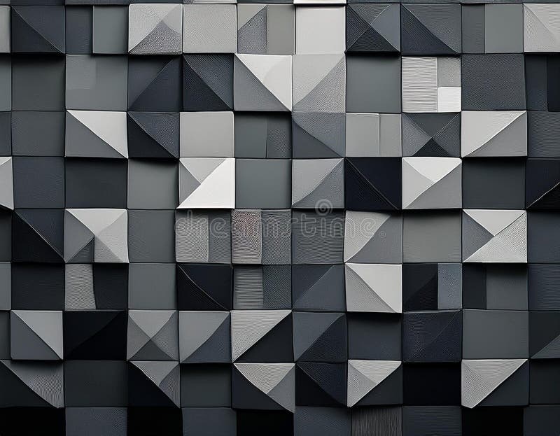 Brutalist Monochrome Background Design Pattern Stock Image - Image of ...