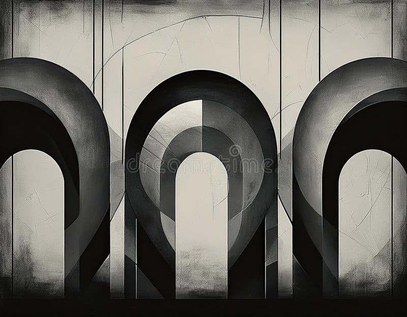 Brutalist Monochrome Background Design Pattern Stock Photo - Image of ...