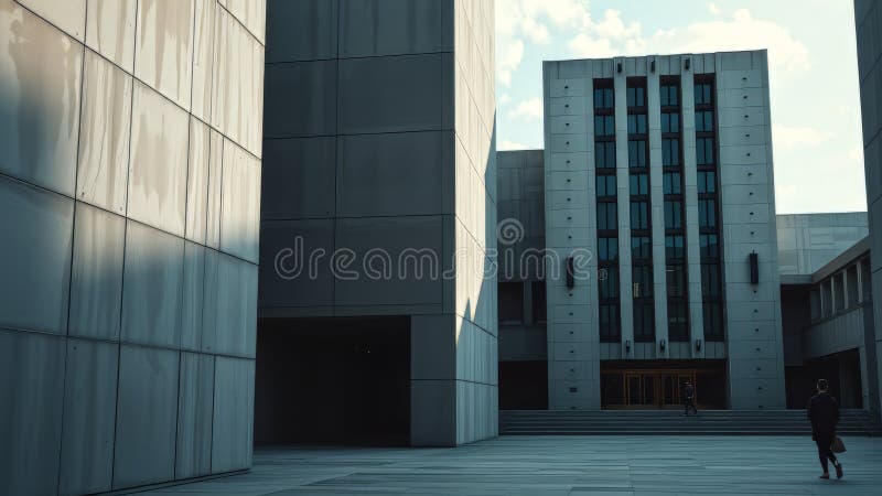 A Brutalist University Campus Dramatic Concrete Structures Striking ...