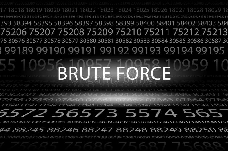 Brute force stock illustration. Illustration of render - 120724378