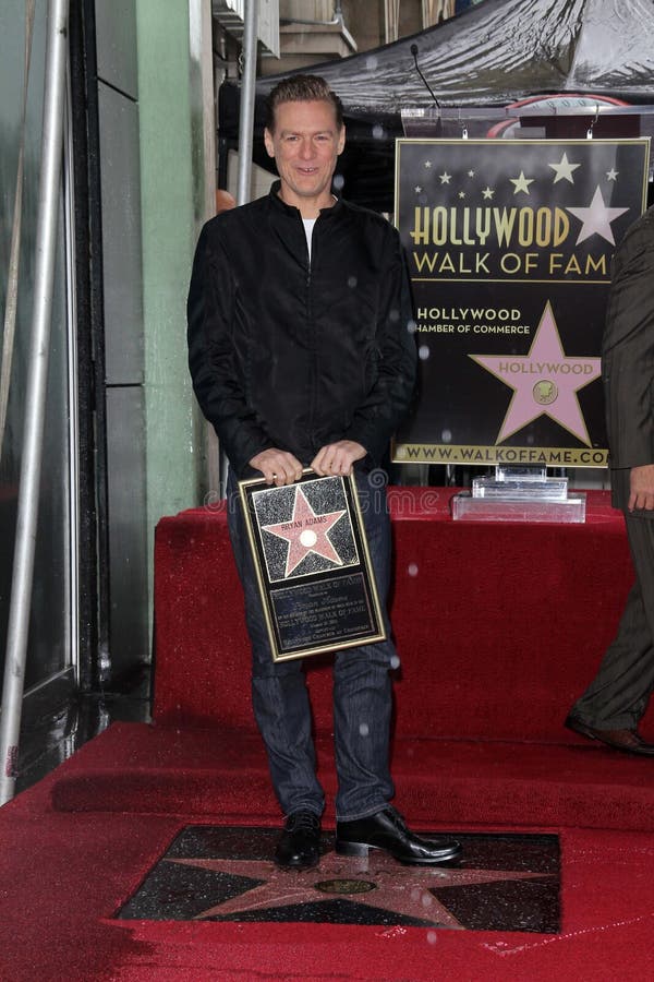 Bryan Adams redaktionelles bild. Bild von hollywood, stern - 35518365