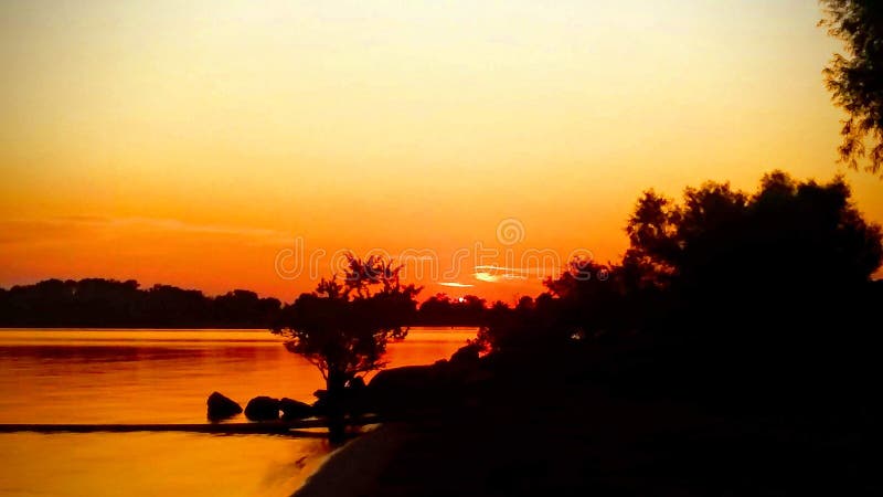 Bryan County Lake Texoma Evening Stock Photo - Image of evening, texoma ...