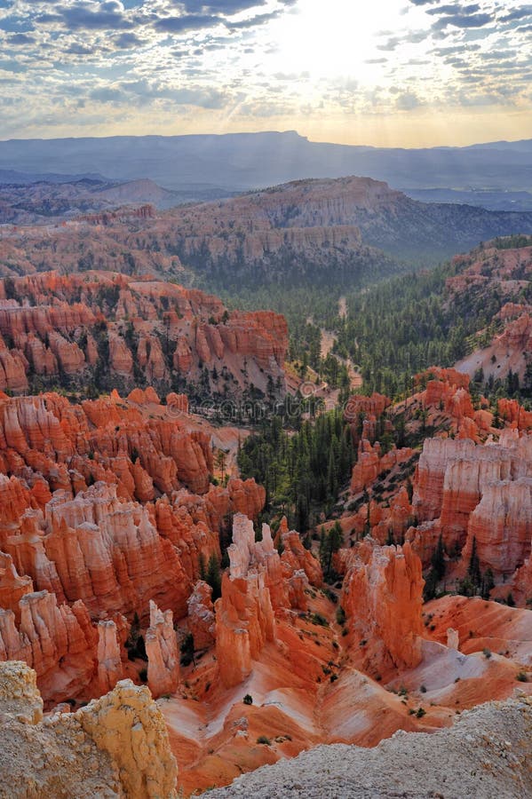 Bryce Canyon - Inspiration Point Stock Image - Image of inspiration ...