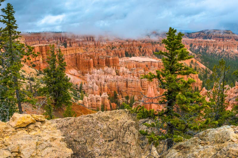 Bryce Canyon Landscape stock image. Image of tourism - 56956083