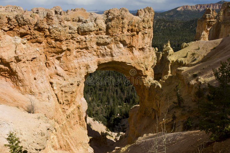 Bryce Canyon Natural Arch stock image. Image of outdoors - 23786527