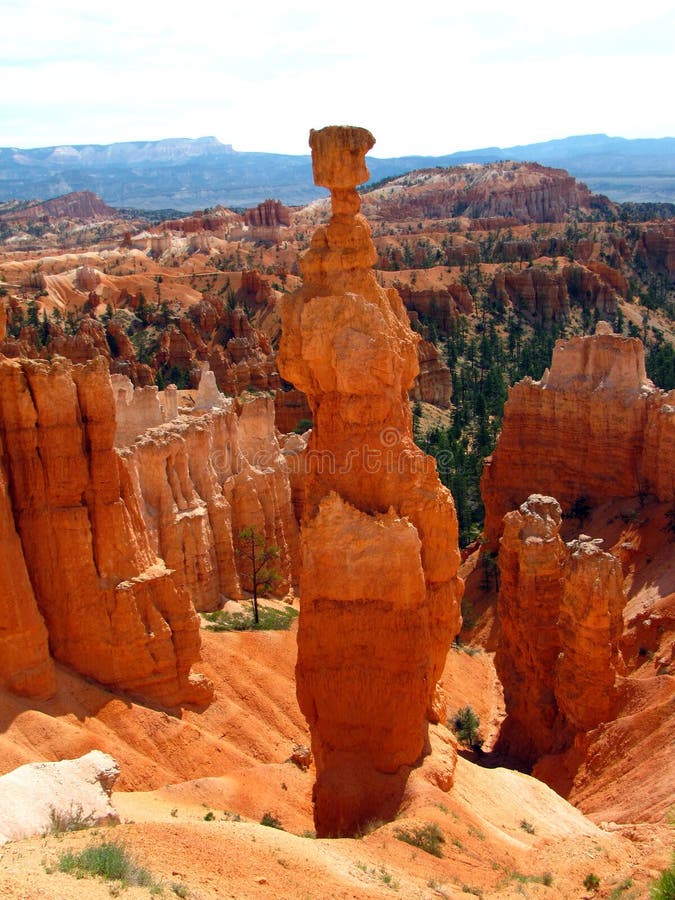 Bryce Canyon park spires stock image. Image of glow, river - 11826287