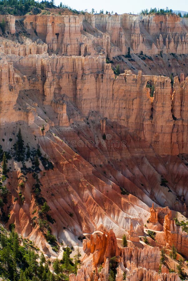 Bryce Canyon Rock Formations Stock Photo - Image of beautiful, light ...