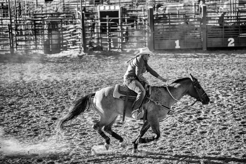 Bryce Canyon, UT - June 21, 2018: Scene from a Rodeo at Sunset ...