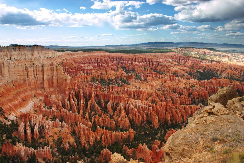 Bryce Point overlook stock photo. Image of overlook, view - 4302770