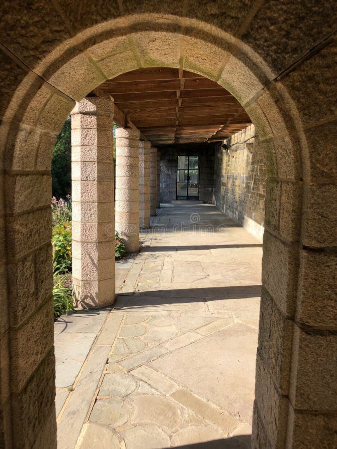 Medieval Style Architecture Stone Romanesque Building Editorial Stock ...