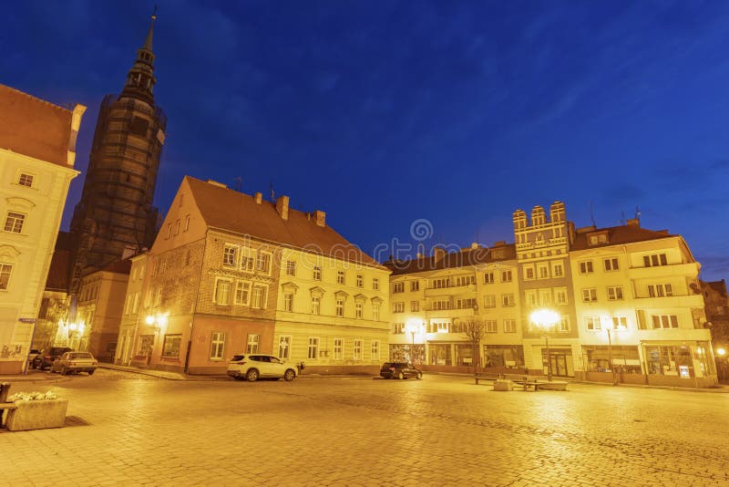 Brzeg City Hall stock photo. Image of panorama, poland - 181960382