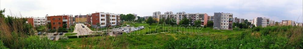 Brzeziny estate stock photo. Image of urban, aldermanry - 7680502