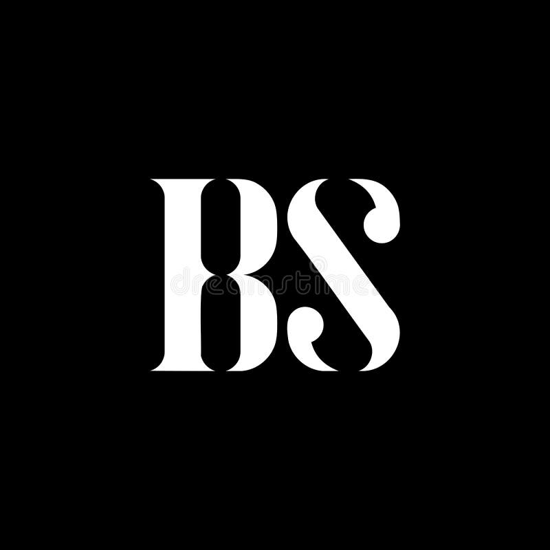 Simple bs / s tech logo stock vector. Illustration of concept - 168579700