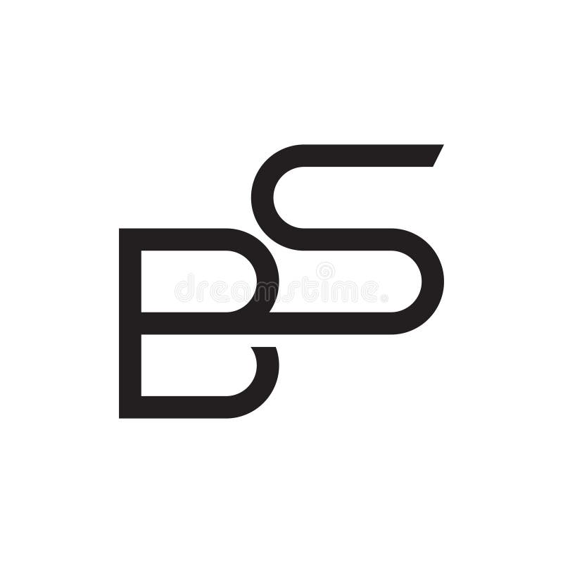 Bs Initial Letter Vector Logo Icon Stock Vector - Illustration of ...