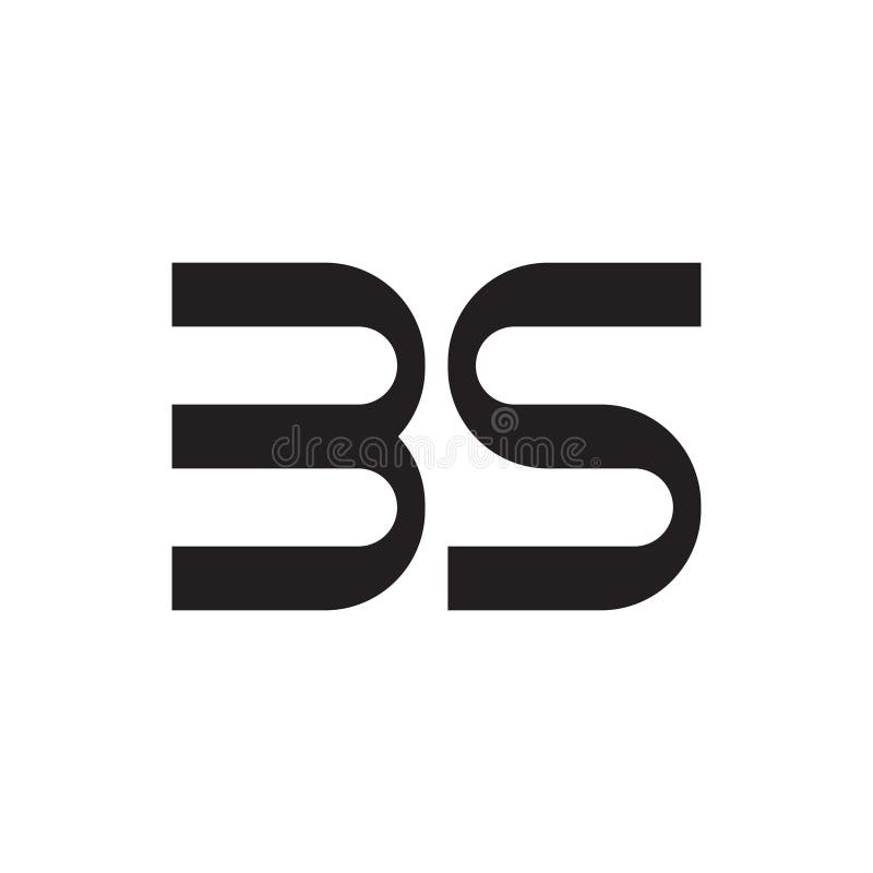 Bs Initial Letter Vector Logo Icon Stock Vector - Illustration of ...