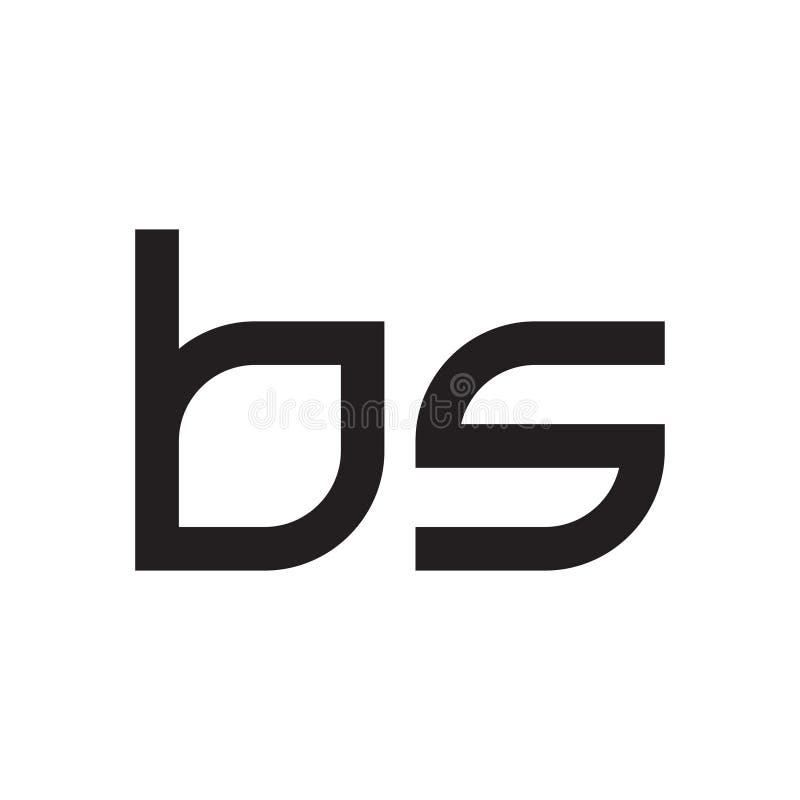 Bs Initial Letter Vector Logo Icon Stock Vector - Illustration of ...