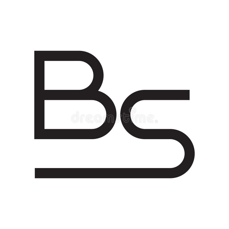 Bs Initial Letter Vector Logo Icon Stock Vector - Illustration of ...
