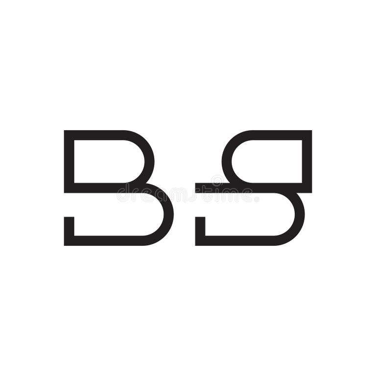 Bs Initial Letter Vector Logo Icon Stock Vector - Illustration of ...