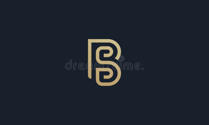 BS Logo Design . Abstract Letter BS Logo . Unique BS Logo Stock Vector ...