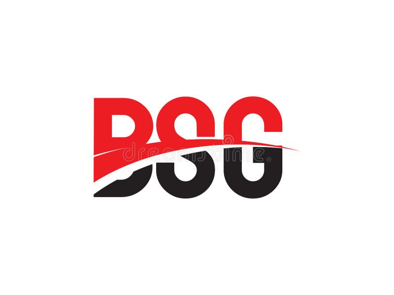 BSG Letter Initial Logo Design Vector Illustration Stock Vector ...