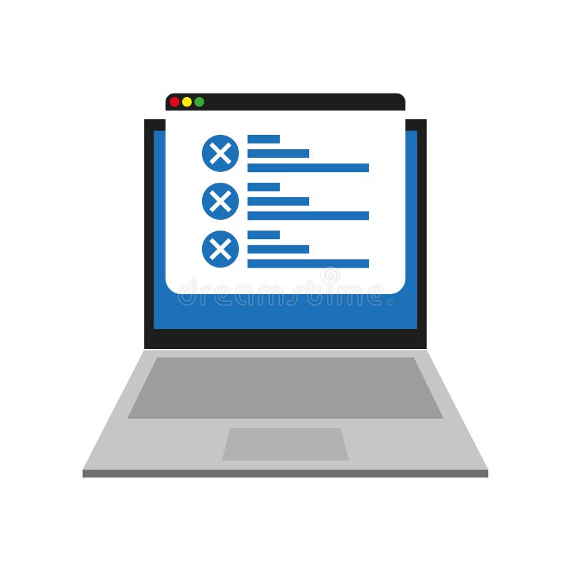 BSOD Screen Death Error System Crash Laptop. Computer Bluescreen Bsod ...