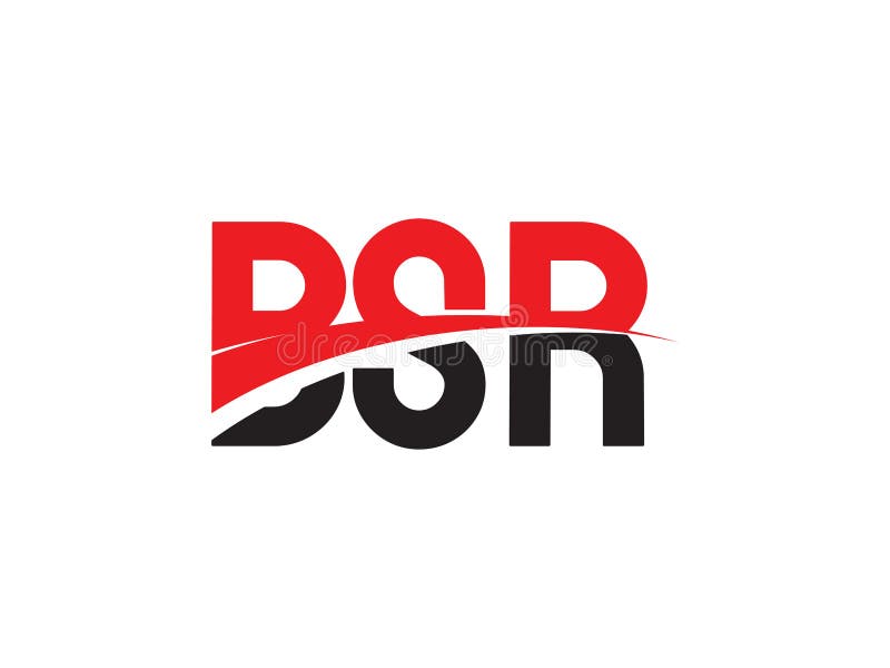 BSR Letter Initial Logo Design Vector Illustration Stock Vector ...