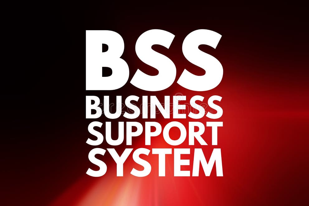 BSS - Business Support System Acronym, Business Concept Background ...