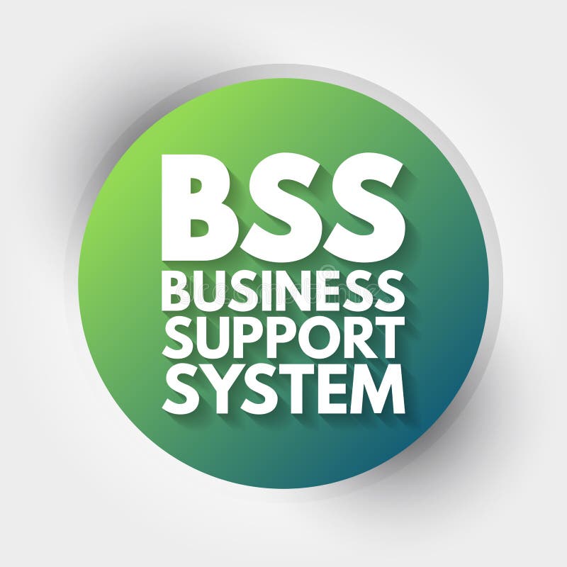 BSS - Business Support System Acronym, Business Concept Background ...