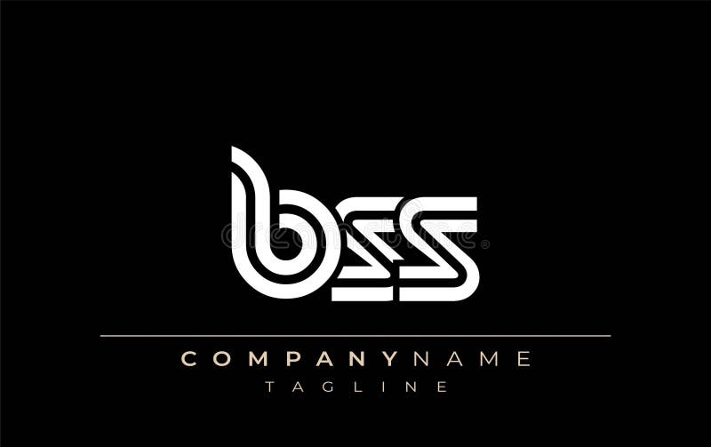 BSS Creative Unique Modern Letter Logo Design Stock Vector ...