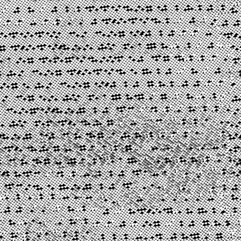 Bstract Pattern Pixels Graduated from Dark To Light Black and White, 3D ...