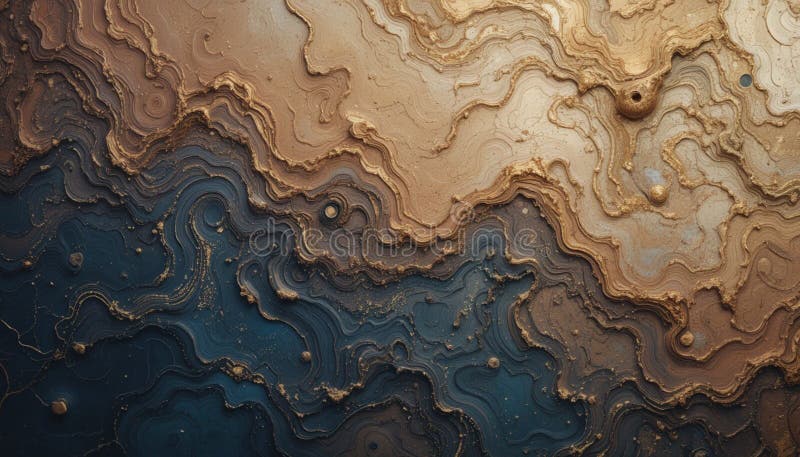 Bstract Texture Resembling a Topographical Map with Swirling Patterns ...