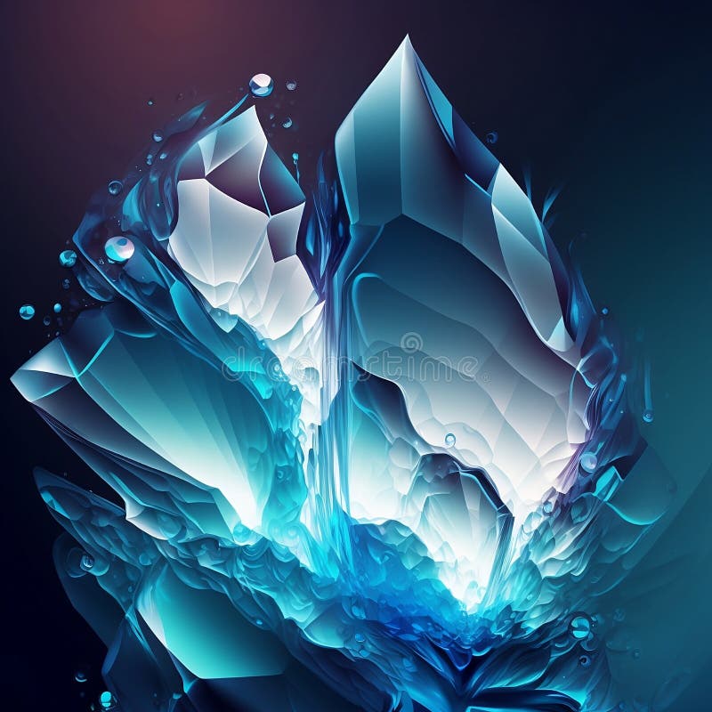 ?bstract Translucent Crystal Stock Illustration - Illustration of calm ...