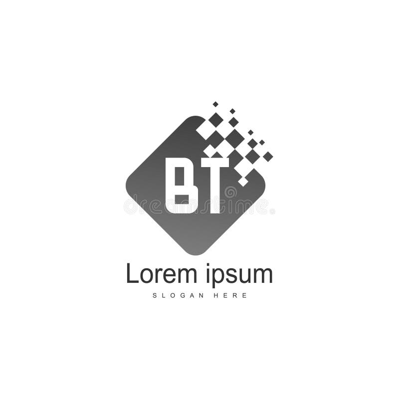 BT Letter Logo Design. Creative Modern BT Letters Icon Illustration ...