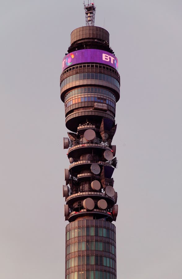 Telecom tower stock image. Image of transmission, telephony - 11358529