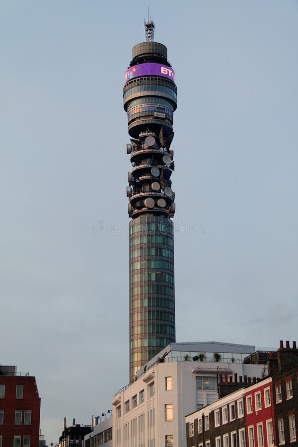 BT London Telecom Tower editorial photo. Image of telephone - 17546651