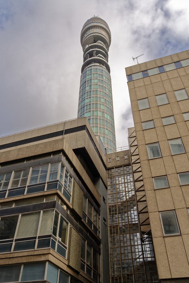 BT Telecom Tower, London editorial image. Image of iconic - 65482045