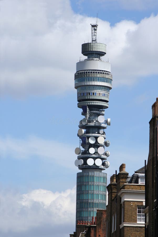 BT Tower (Post Office or Telecom Tower) London Stock Photo - Image of ...