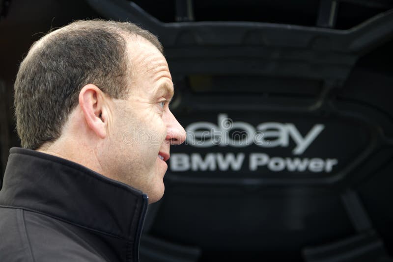 BTCC Racing Car Driver Rob Collard at Thruxton Racing Circuit 2014 ...