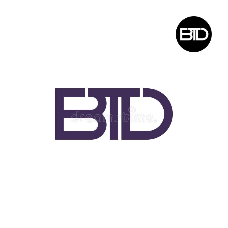 Btd Monogram Stock Illustrations – 14 Btd Monogram Stock Illustrations ...